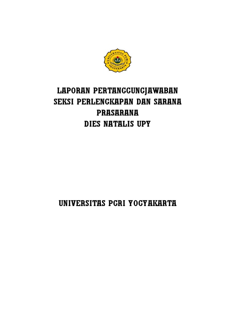 Contoh Laporan Pertanggungjawaban Perkap | PDF | Komputer
