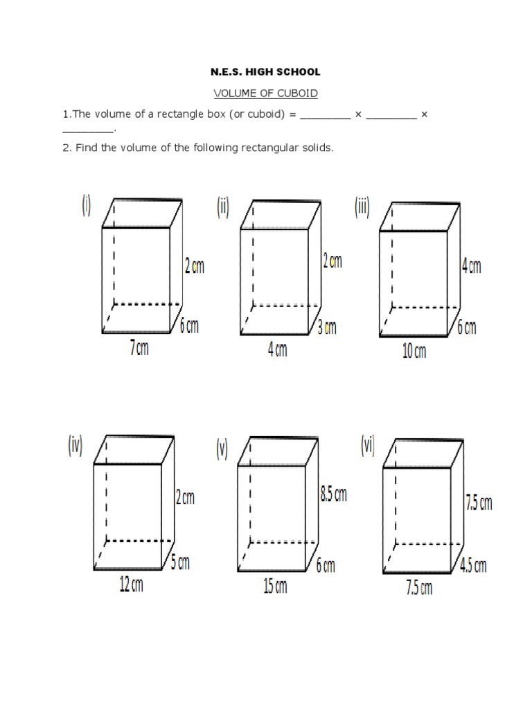 Cuboid | PDF