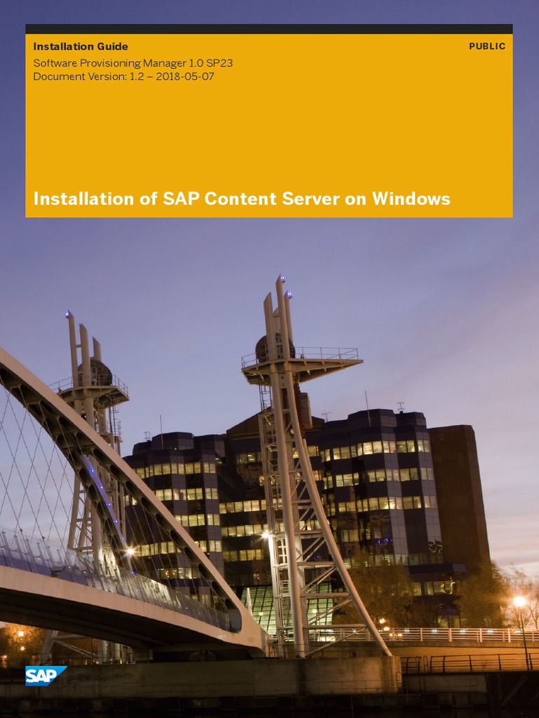 Installation of SAP Content Server DMS On Windows PDF | PDF ...