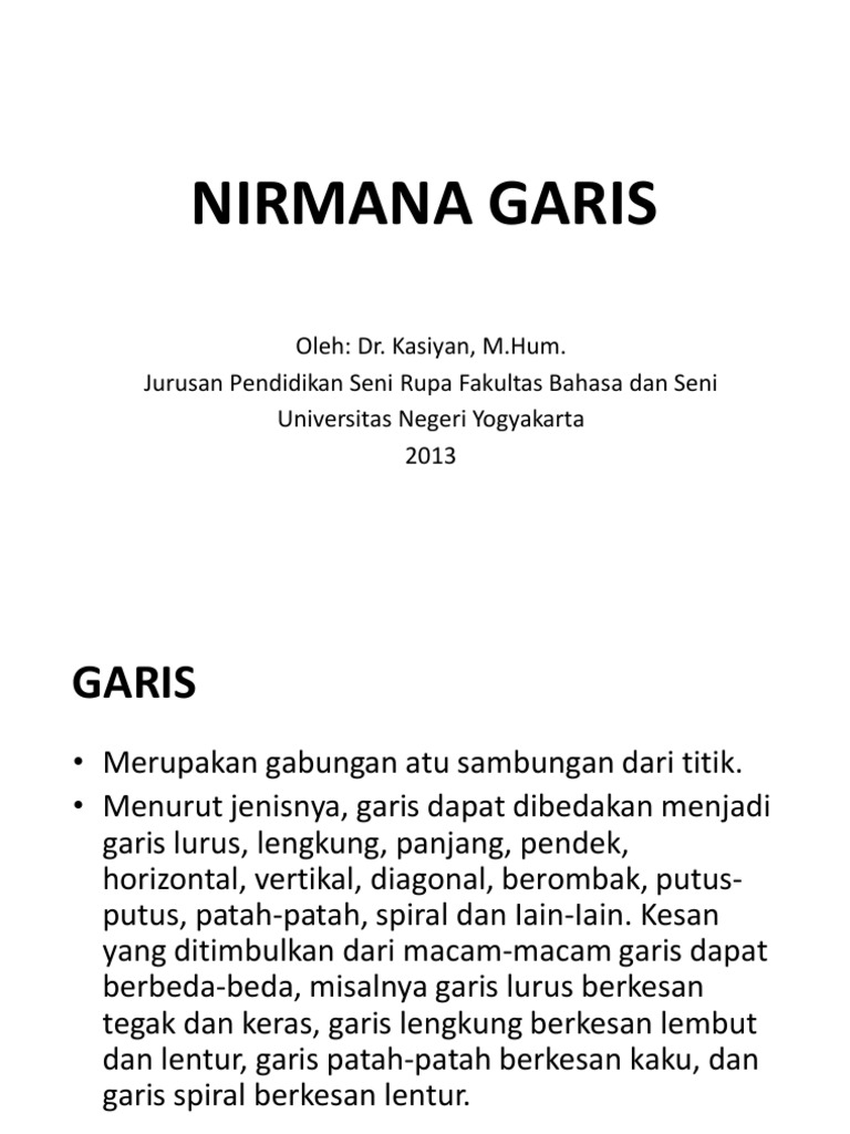Nirmana Dwimatra Garis PDF | PDF