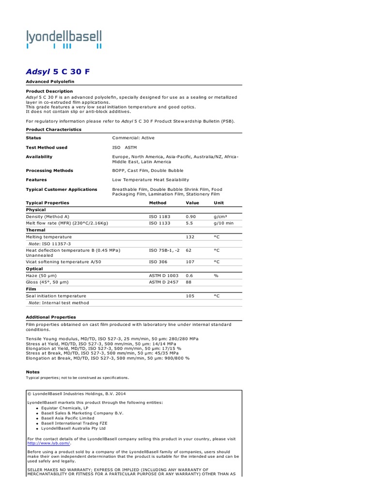 Technical Data Sheet - IsO | PDF | Medical Device | Food And Drug ...