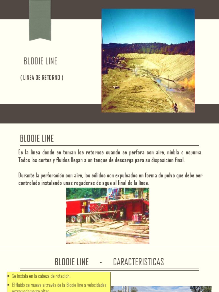 Blooie Line: Características y Uso en Perforación | PDF