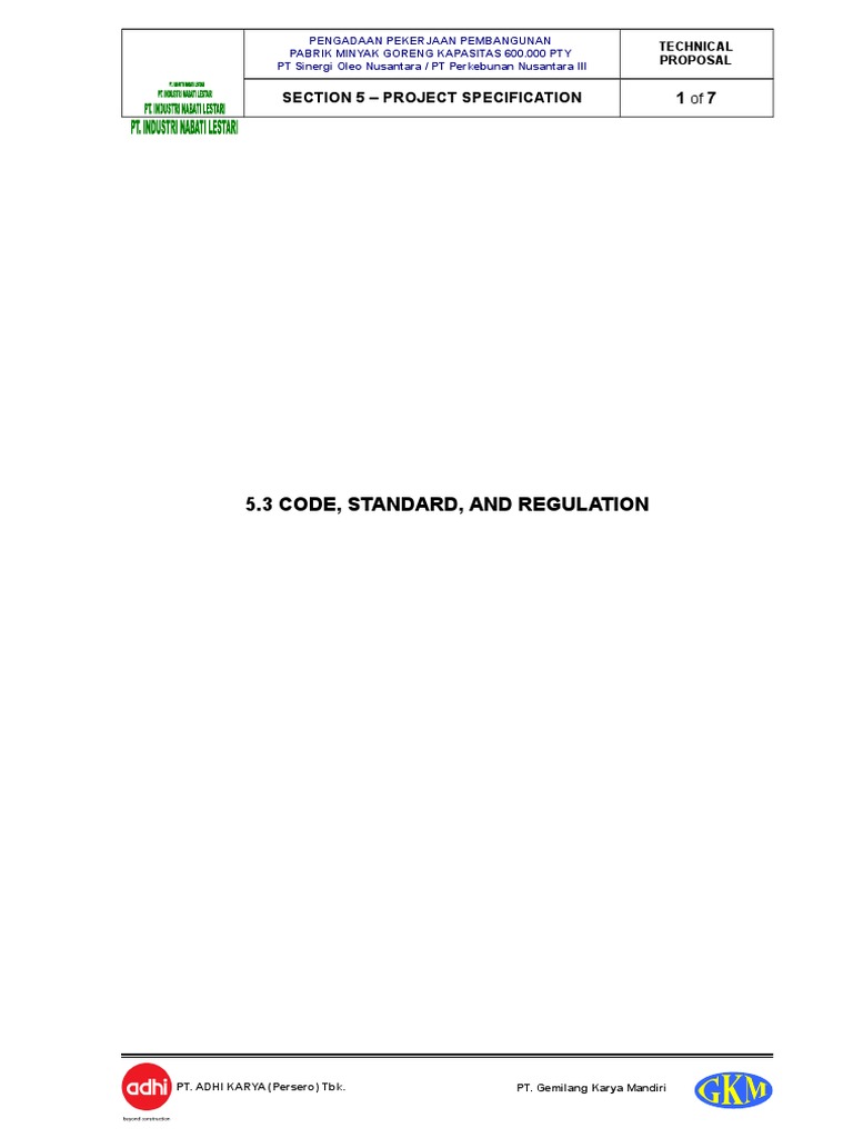 5.3 Code, Standard and Regulation | Download Free PDF | Pipe (Fluid ...