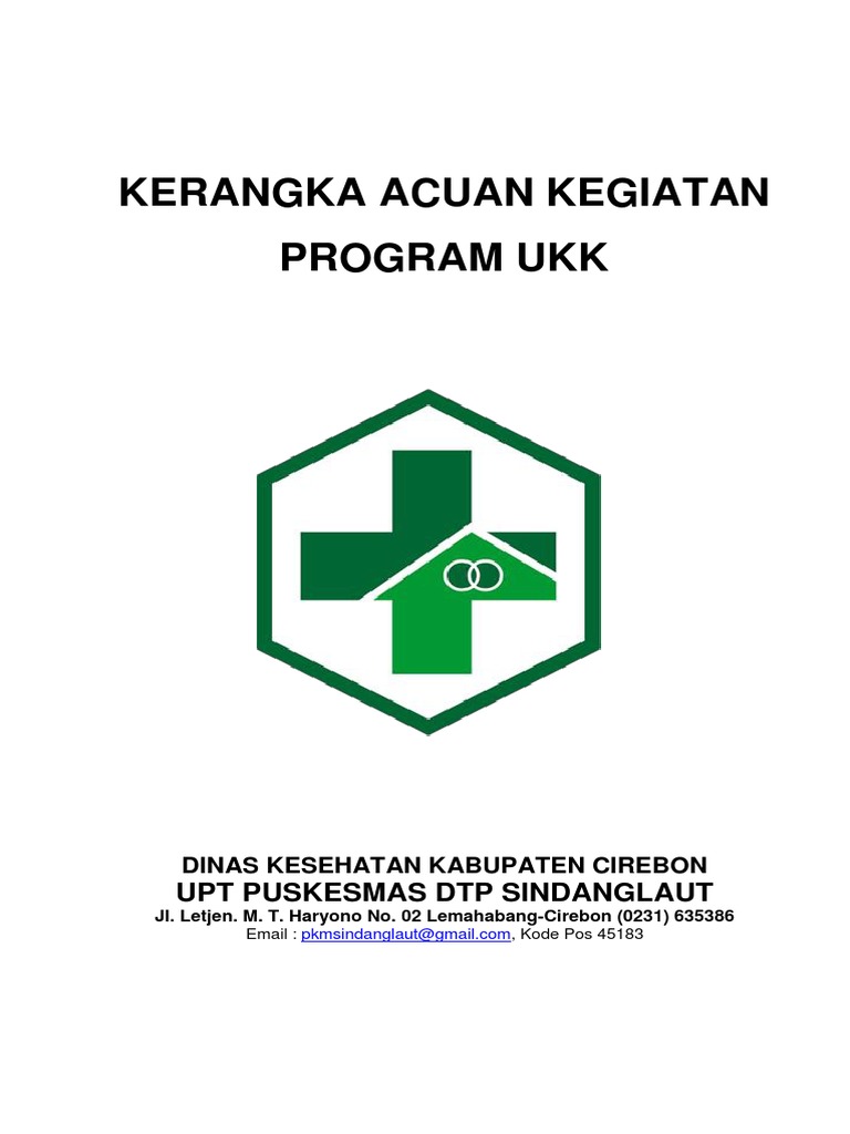 Kerangka Acuan Kegiatan Program Ukk | PDF