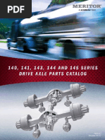 Meritor Serie 160 164 | PDF | Axle | Gear