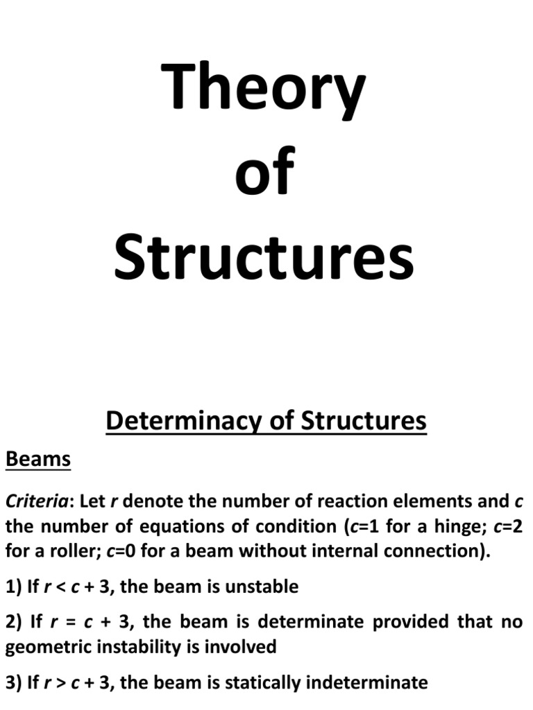 Theory of Structures | PDF | Mechanical Engineering | Mechanics