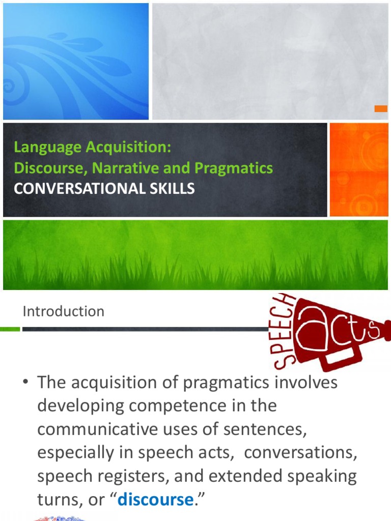 Development of Linguistics and Pragmatic Skills | PDF | Semiotics ...