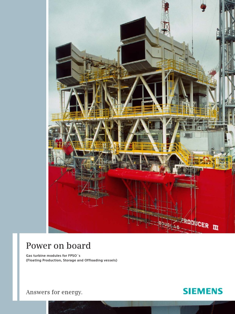 Siemens Fpso Offshore Production PDF | PDF | Gas Turbine | Sustainable ...