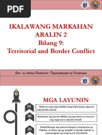 Mga Suliraning Teritoryal at Hangganan | PDF