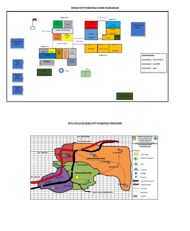 Denah Dan Peta PKM Mengupeh | PDF