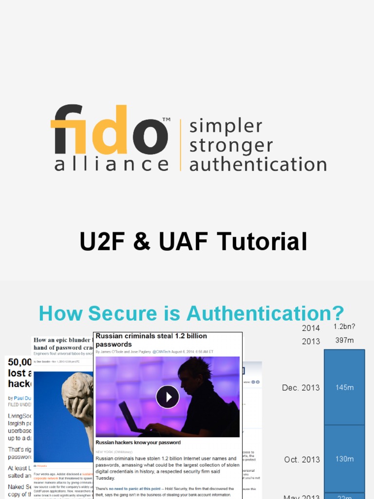 An Overview of Passwordless and Second Factor Authentication Using FIDO ...