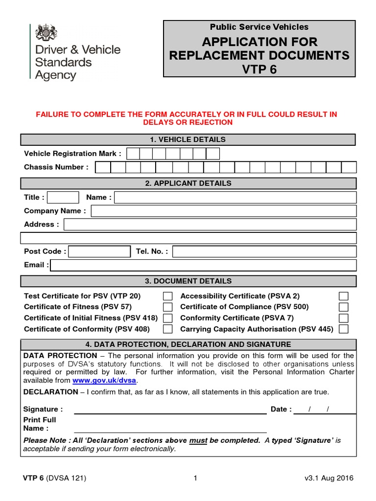 Application For Replacement Documents VTP 6 | PDF | Cheque | Payments