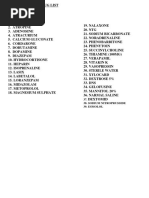 High Risk Medicine List | PDF