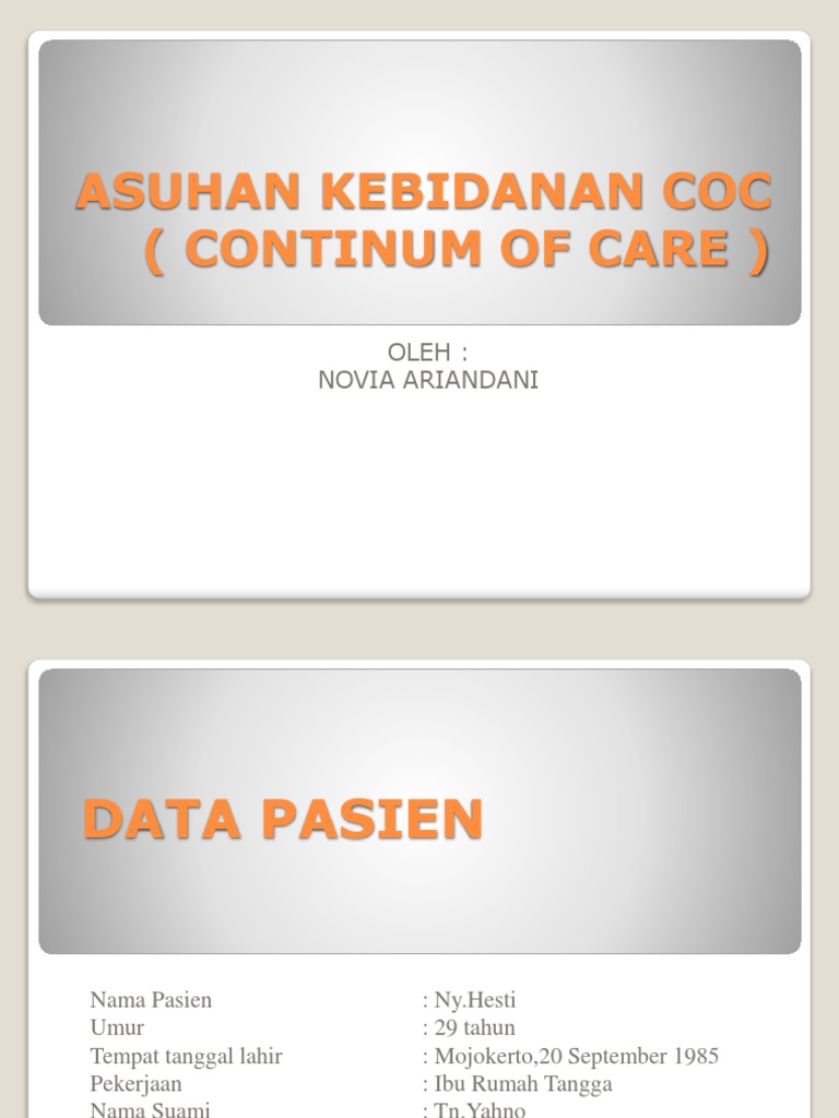 COC Dalam Bentuk | PDF