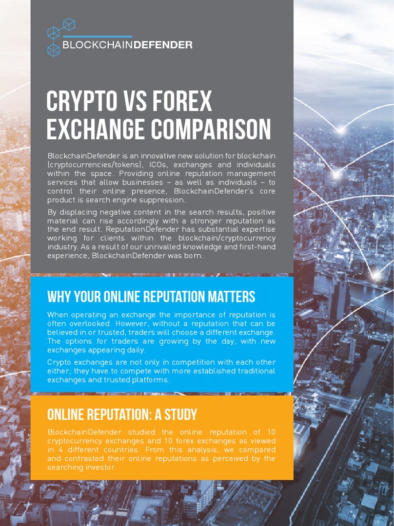 Crypto Vs Exchange Comparison | PDF | Foreign Exchange Market ...