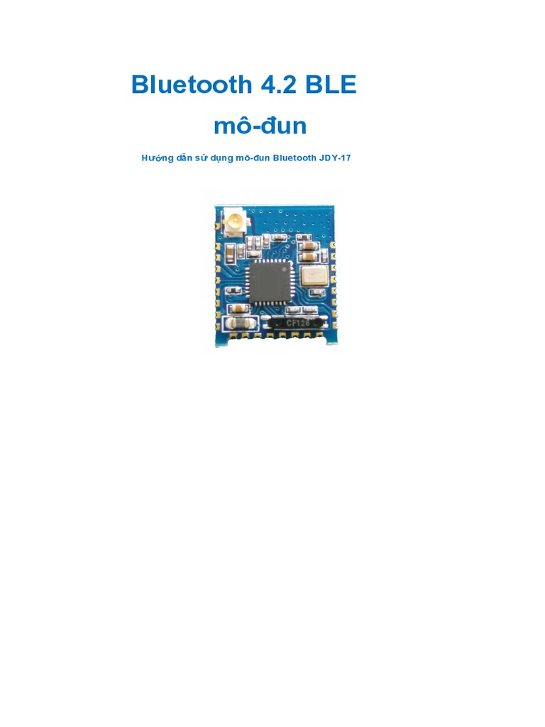 JDY 17 V1.5 (English Manual - En.vi) | PDF