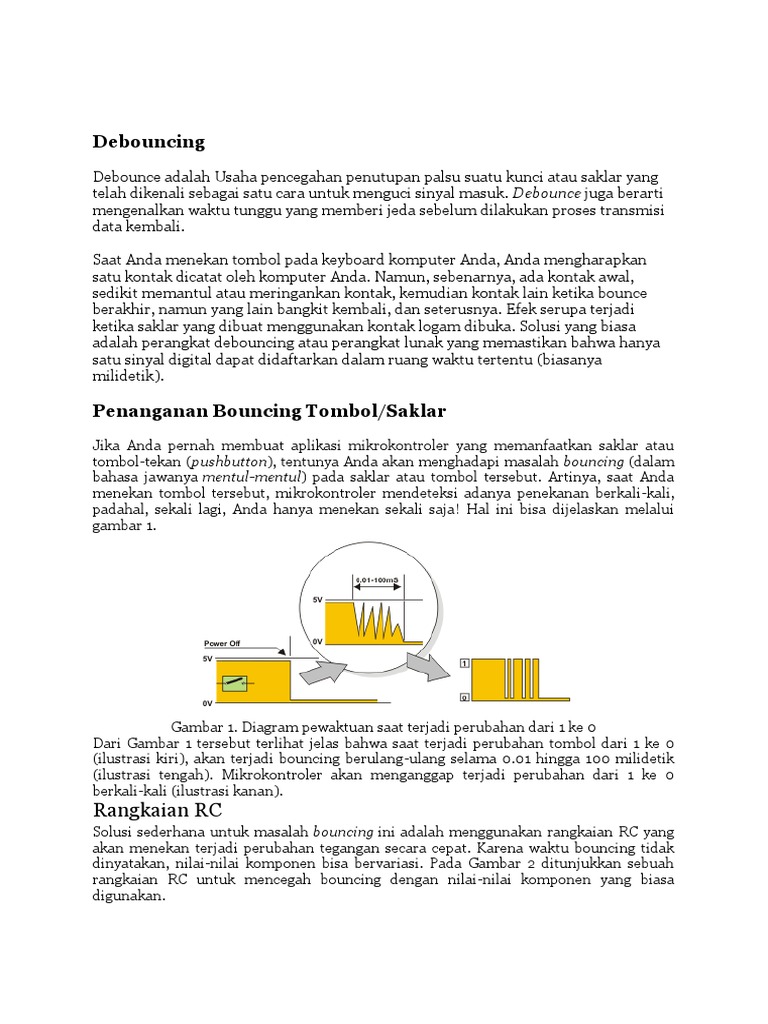 Debouncing | PDF