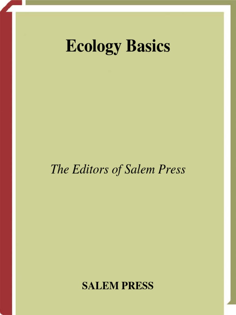 Ecology Basics | PDF | Ecology | Ecosystem