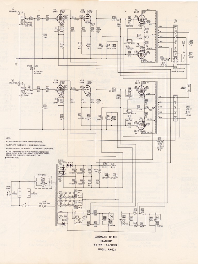 Heathkit AA-121 80w PowerAmp | PDF