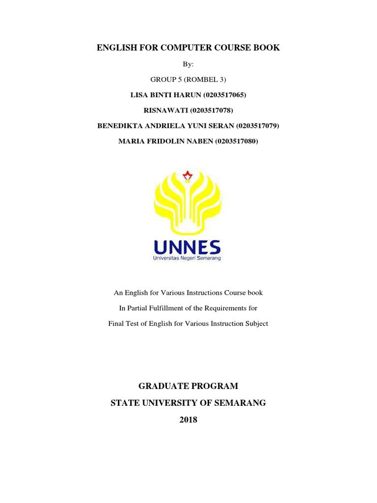 English For Computer Course Book | PDF | Computer Data Storage | Plural