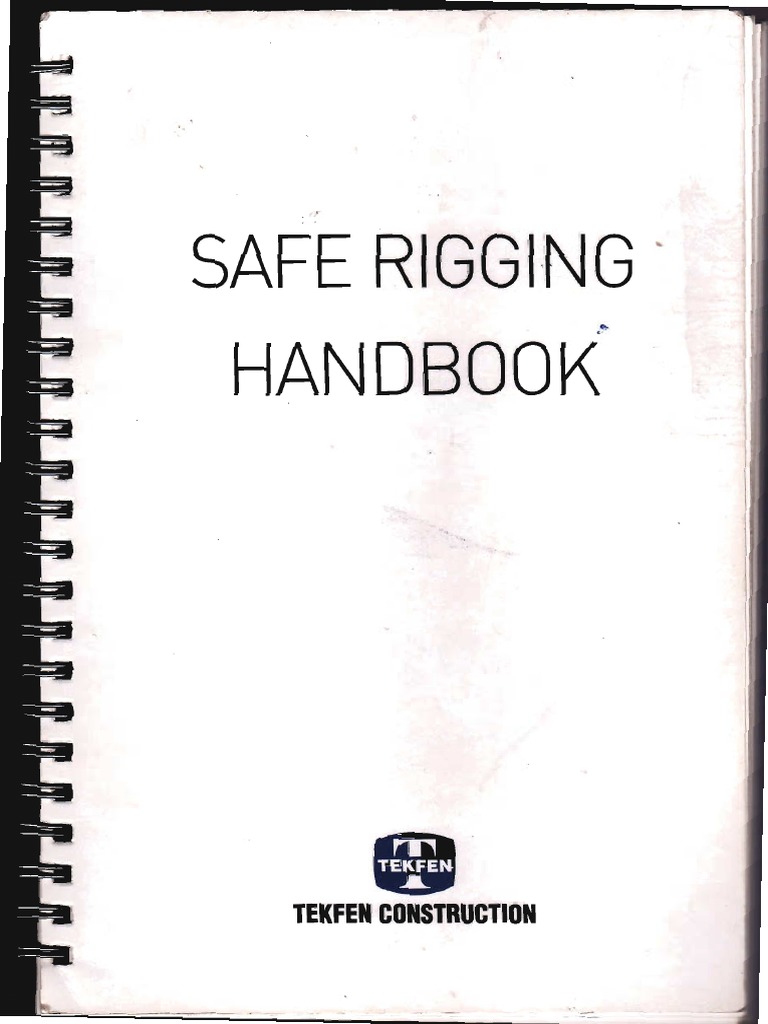 Slings - Shackles-Rigging Equipment Principles Handbook For Industries ...