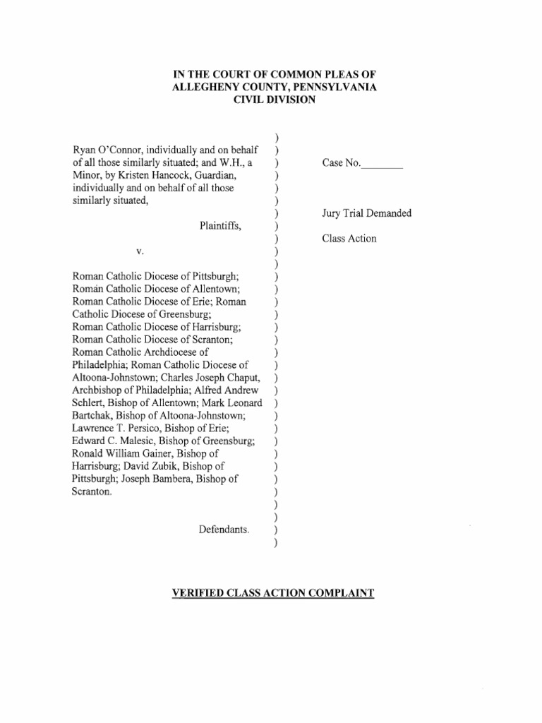 Church Complaint | PDF | Catholic Church Sexual Abuse Cases | Sexual ...