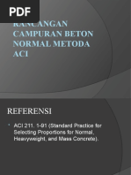 Sni Mix Design Beton 2012 | PDF