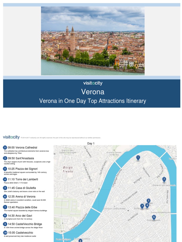 Verona Verona in One Day Top Attractions Itinerary 2018 06-28-13!24!16 ...