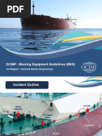 OCIMF & Mooring Equipment Guidelines (MEG) | PDF | Technology & Engineering
