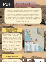 Triptico Cultura Wari | PDF | Cultura (general) | Arqueología