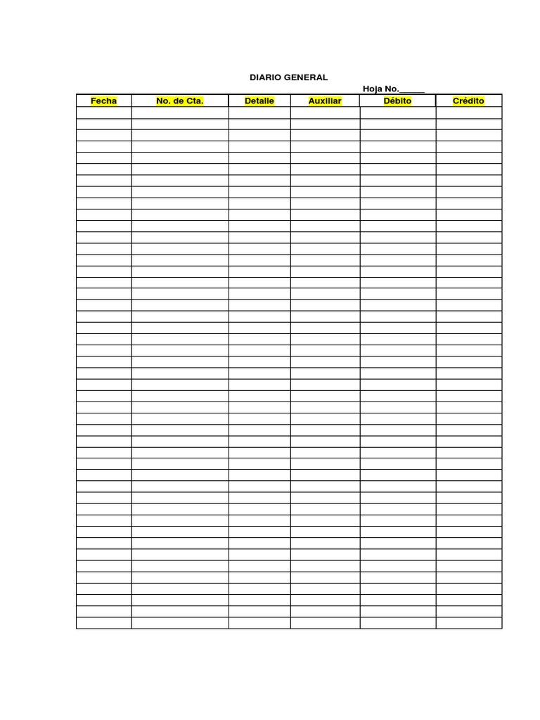 Diario General y Mayor General | PDF