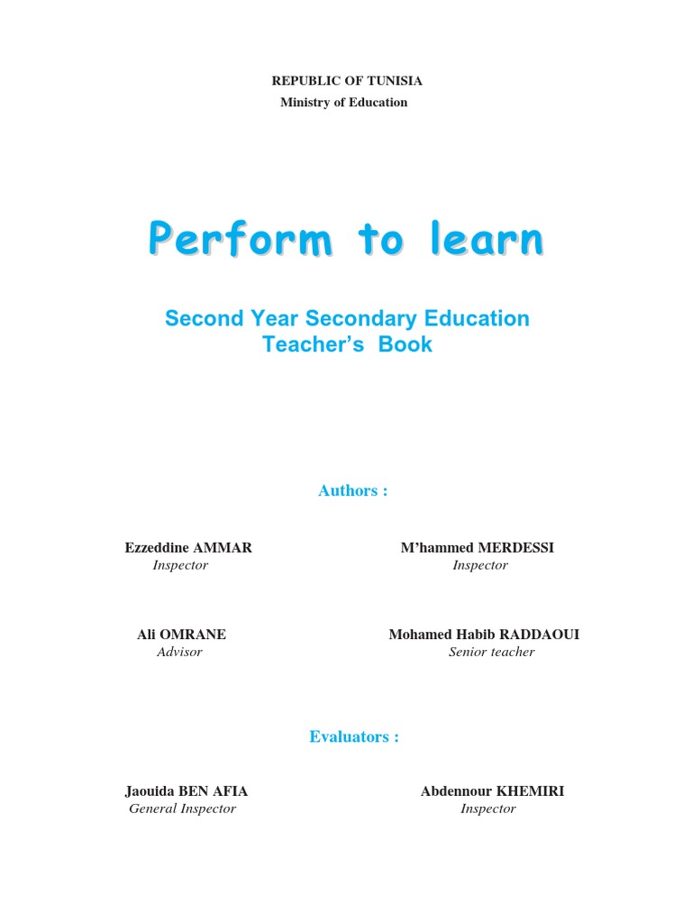 Teacher's Book 2nd Year | PDF | Vocabulary | Learning