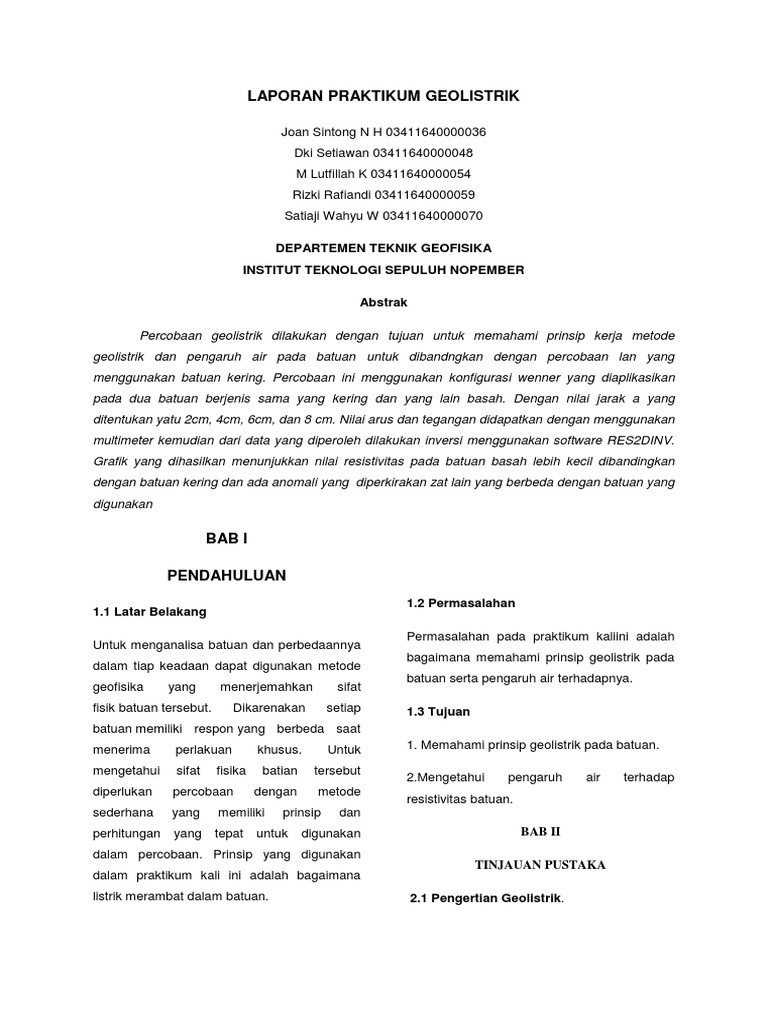 Laporan Format Paper | PDF