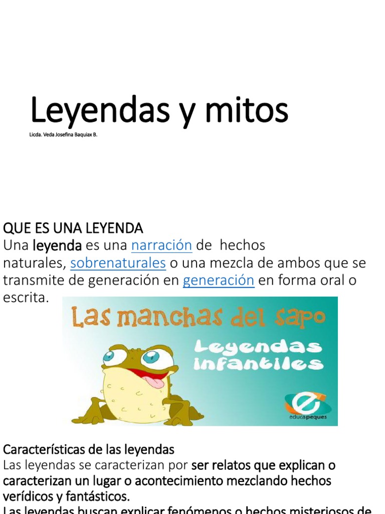 Leyendas y Mitos | PDF | Leyendas | Folklore