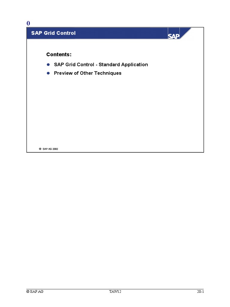 Sap Grid Control And Containers Pdf Class Computer Programming 1635