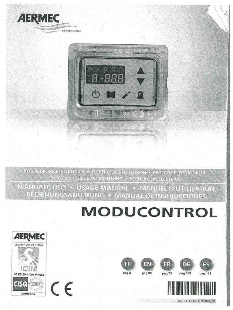 Aermec Moducontrol PDF | PDF