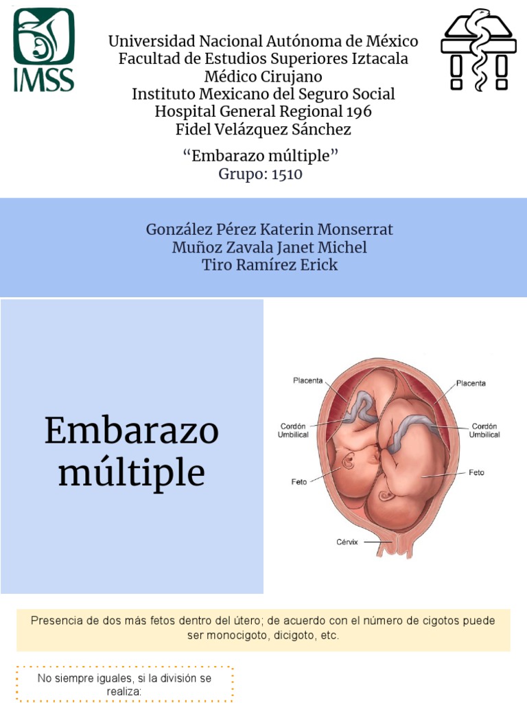 Embarazo Multiple | PDF | Parto prematuro | El embarazo