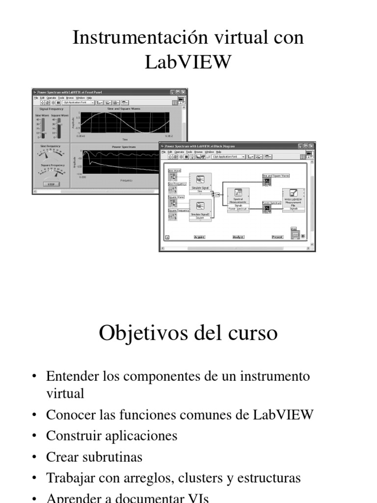 Instrumentación Virtual Con Labview | PDF | Array Data Structure | Computer File