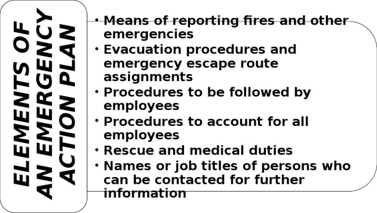Emergencies Emergency Escape Route Assignments Employees Employees ...