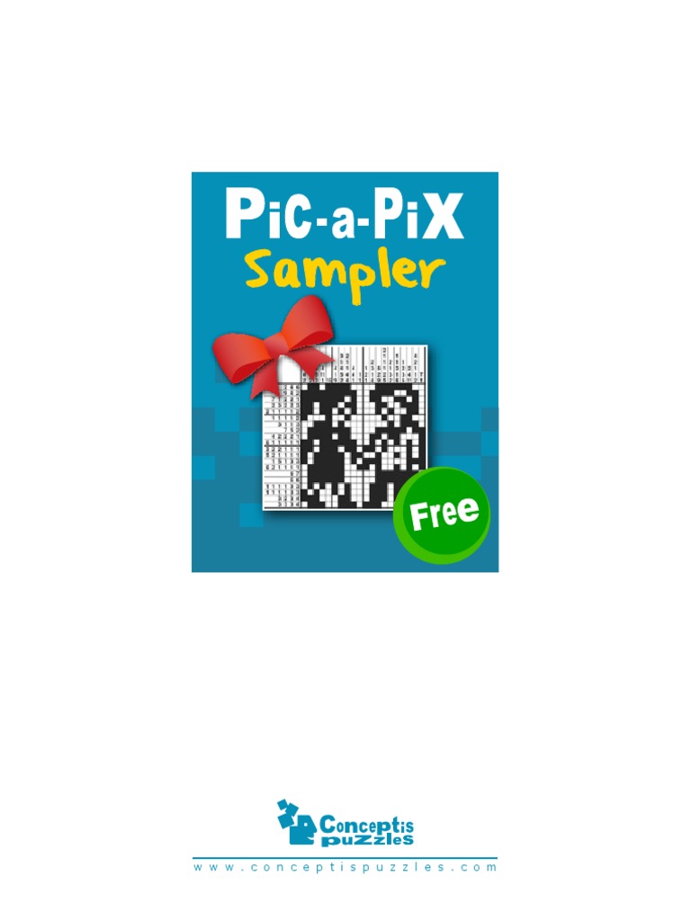 Pic A Pix Sampler | PDF | Puzzles | Games Of Mental Skill