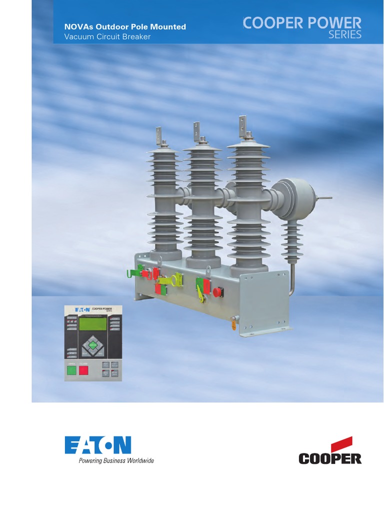 Catalog NOVAs Outdoor Pole Mounted Vacuum Circuit Breaker | PDF ...