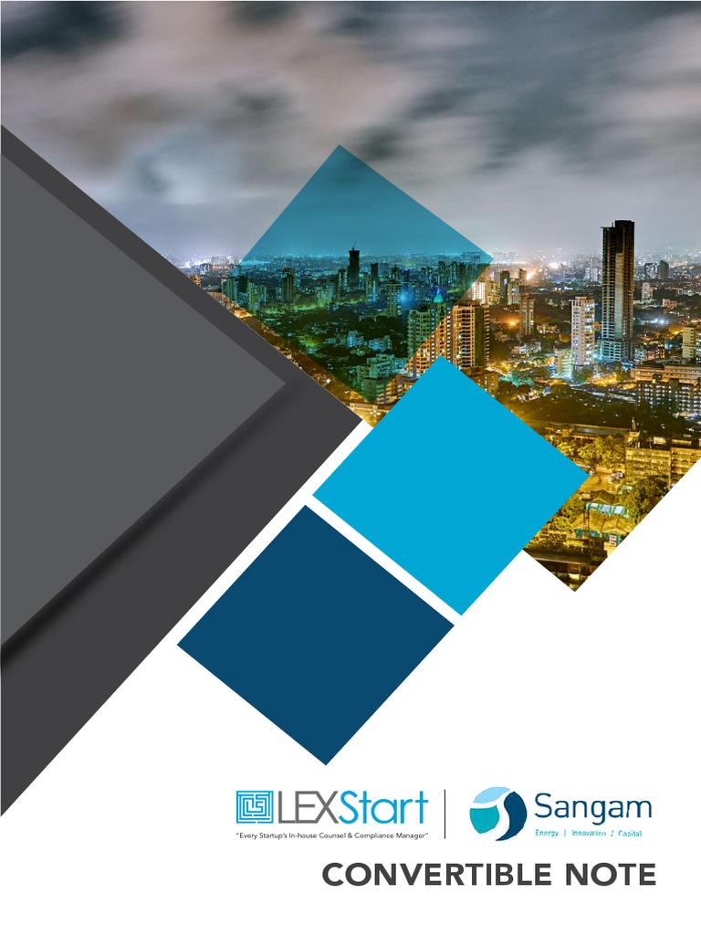 Convertible Note Template | PDF | Convertible Bond | Indemnity