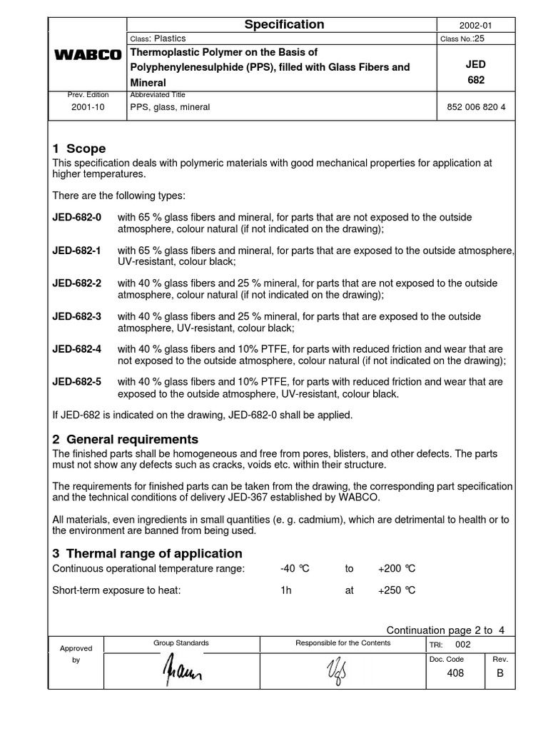 PPS polymer specification | PDF | Fibers | Glasses