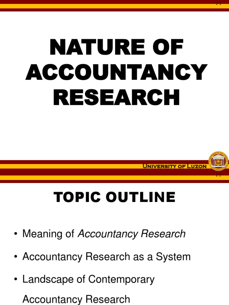 Intro To Accountancy Research PDF | PDF | System | Accounting