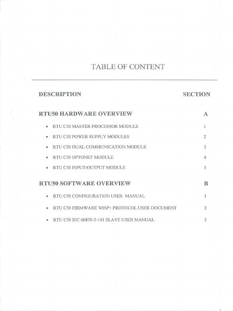 RTU50 Hardware User Guide PDF | PDF