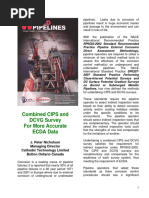 DCVG Survey Procedure for Pipeline Testing | PDF