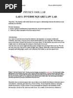 Inverse Square Law For Gamma Radiation | PDF | Gamma Ray | Radioactive ...