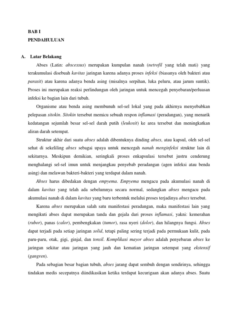 Abses Mandibula | PDF