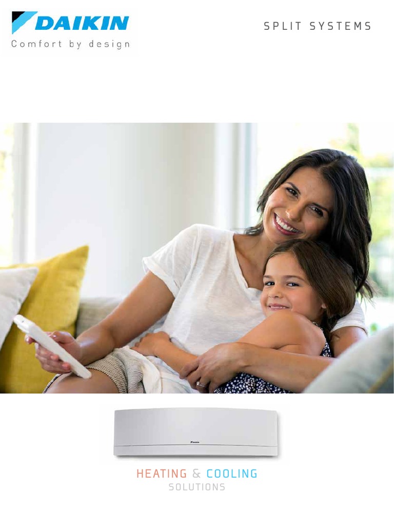 Daikin Split System Air Conditioning Au Brochure PDF | PDF | Air ...