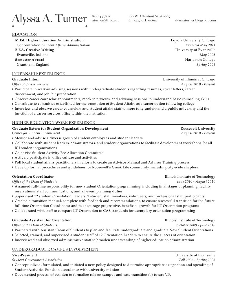AAT Resume 2010 | Download Free PDF | Student Affairs | Leadership